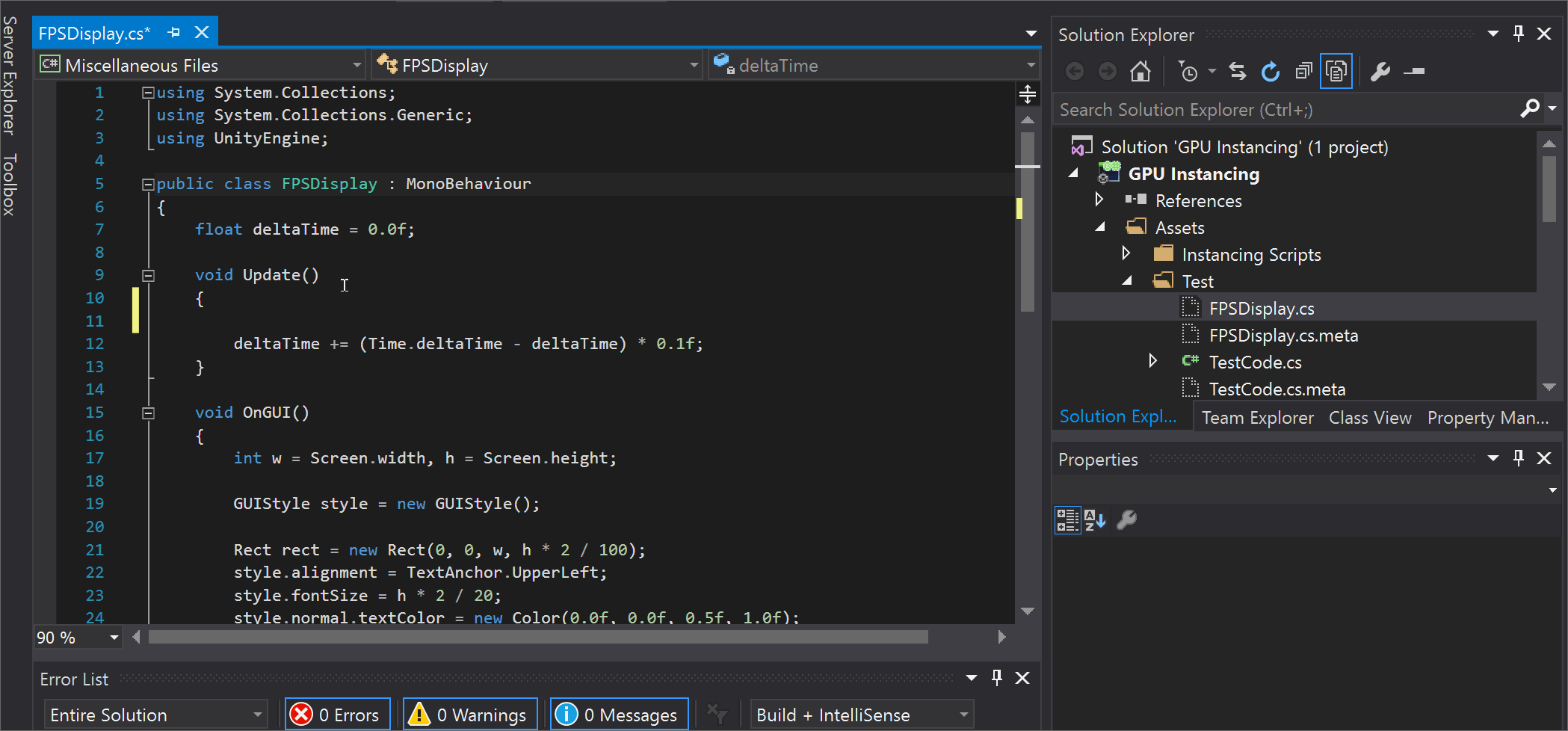 Autocompletion ne fonctionne pas dans Visual studio