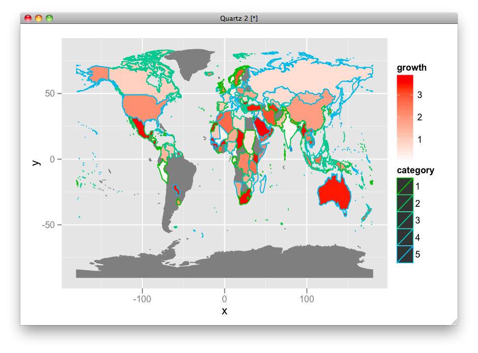 carte ggplot avec l